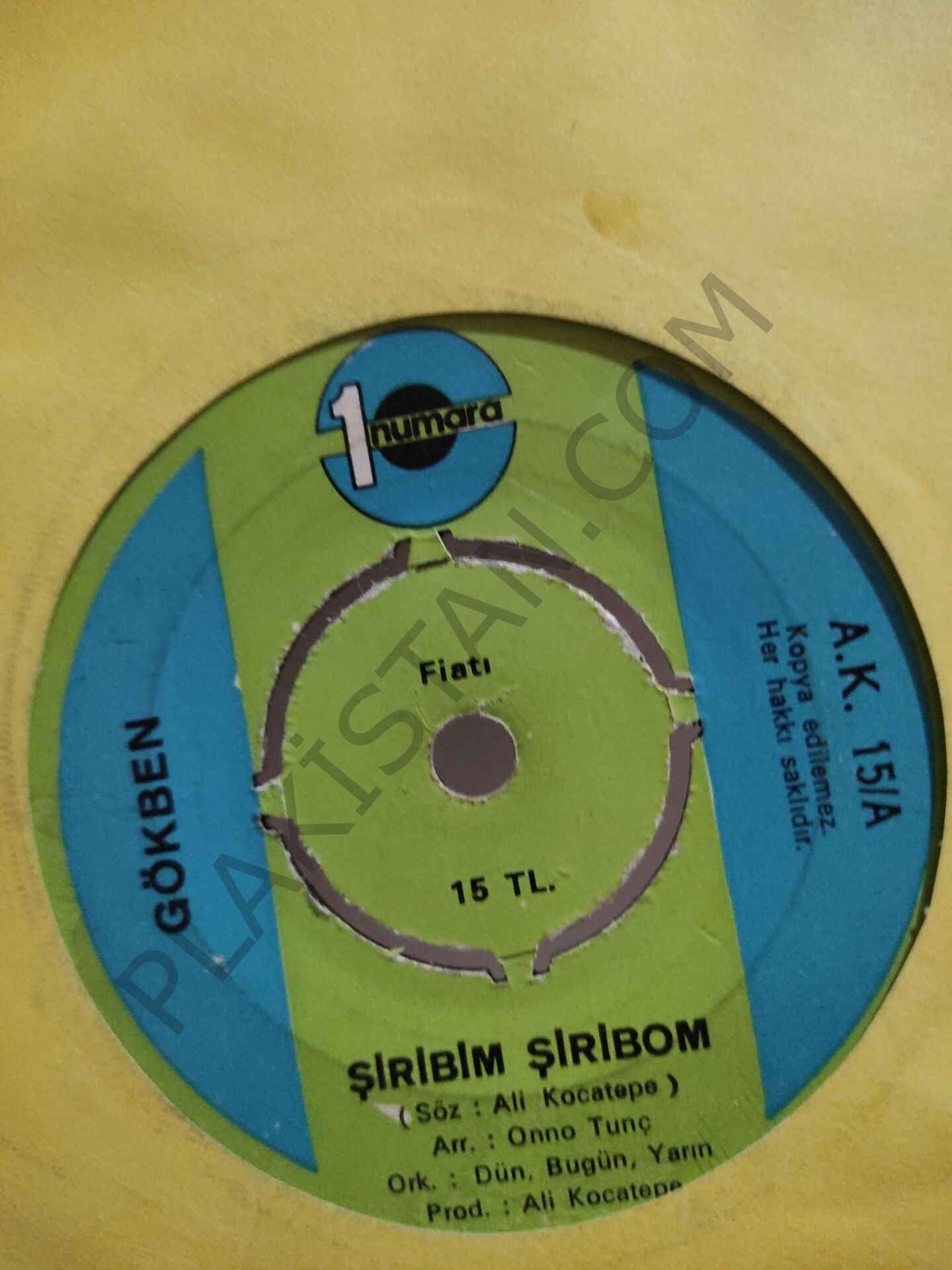 Gökben - Şiribim Şiribom 45lik PLAK