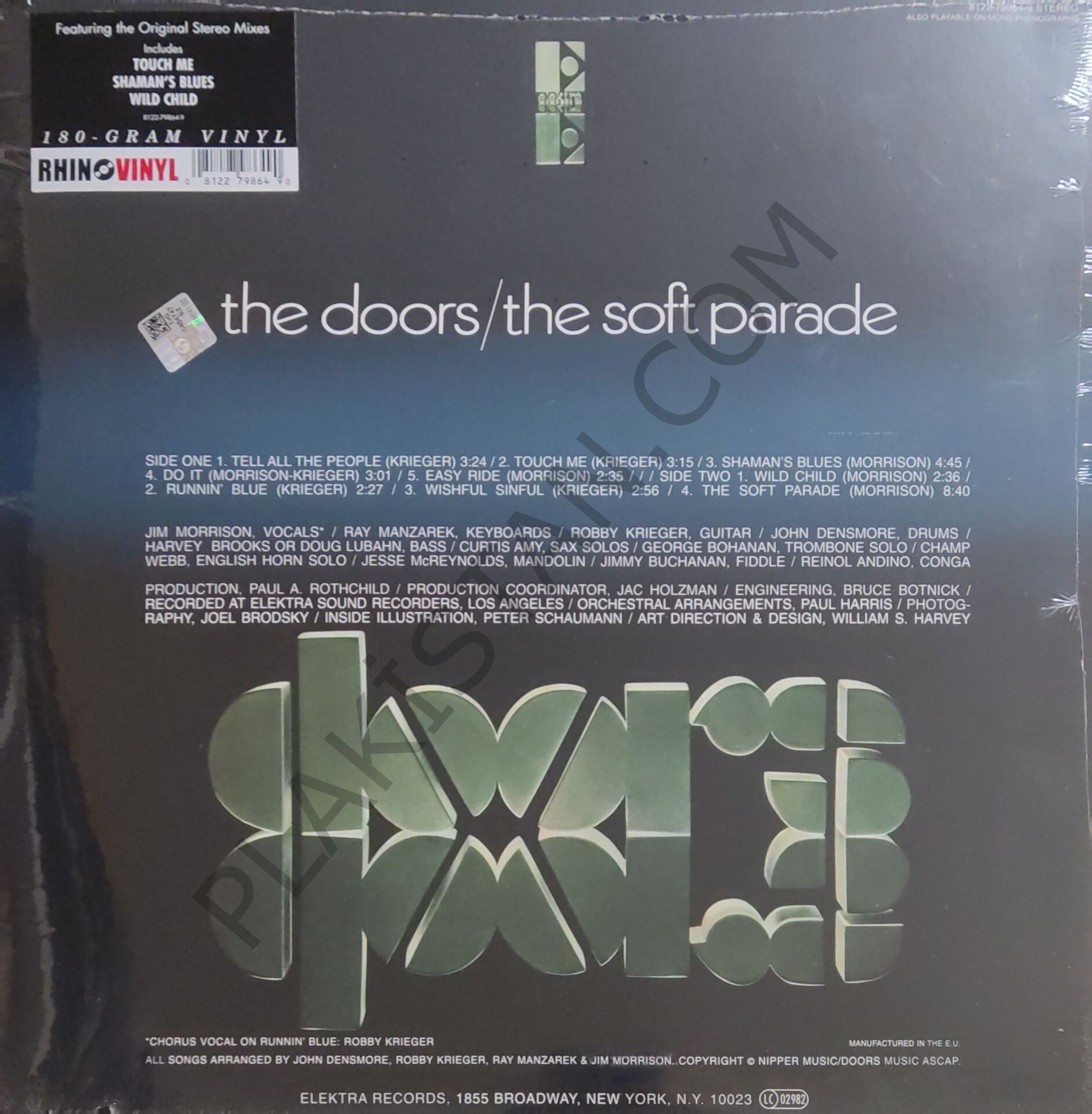 The Doors The Soft Parade LP PLAK